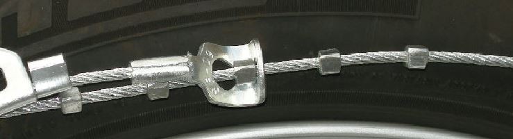 Snow Tire Chains P185/70R14, 185/70-14 Cable Link Tire Chains, priced ...