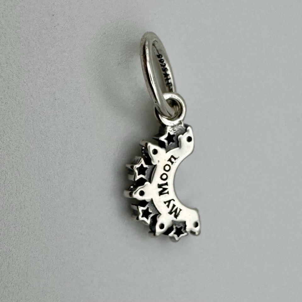 Pandora Sun & Moon Charm – Sterling Silver & 14K Gold Plated | eBay