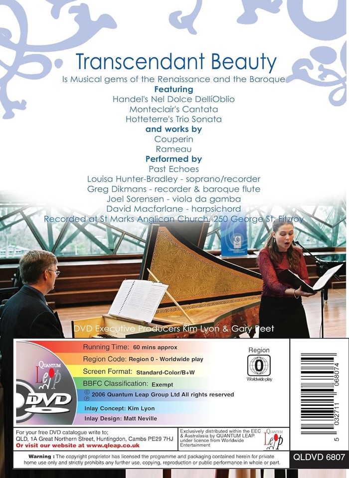 A Quantum Leap Production Past Echoes - Transcendant Beauty With ...