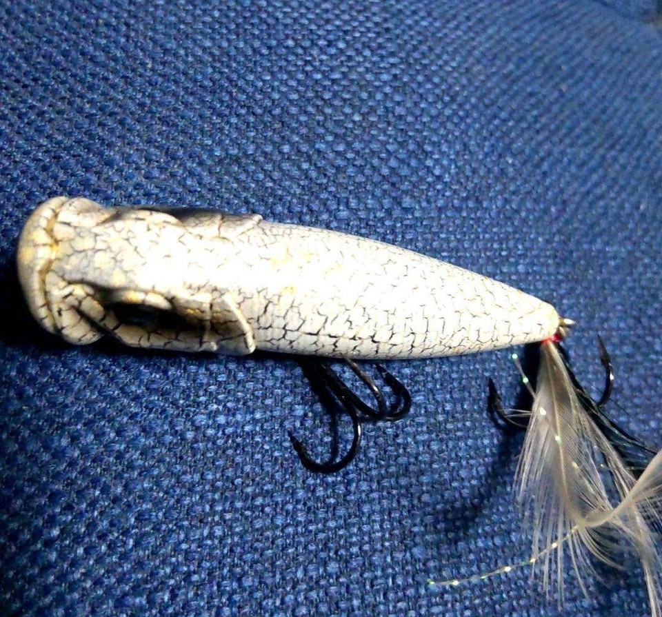 Megabass Pop X White Python Edition Rare Unused Fishing Lure | eBay