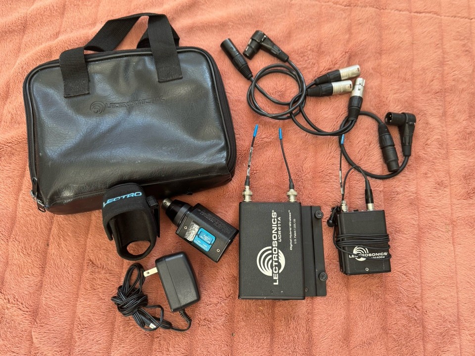️ Lectrosonics Digital Hybrid Receiver UCR411A + Wireless/Belt Pack ...