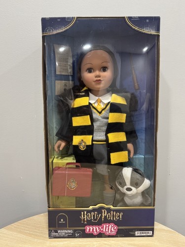My Life As Harry Potter HUFFLEPUFF Posable 18-inch Doll BRUNETTE Hair ...