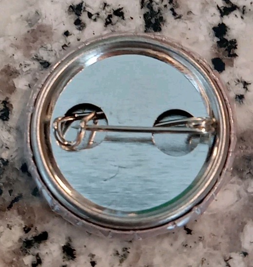 DEVO balloon boob girl vintage proto punk rock pop button pinback badge ...