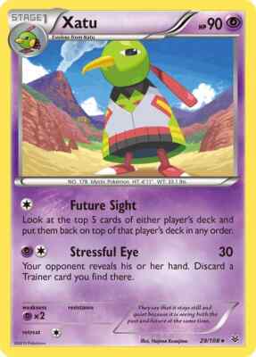 Xatu 29/108 Rare XY - Roaring Skies Pokemon TCG | eBay