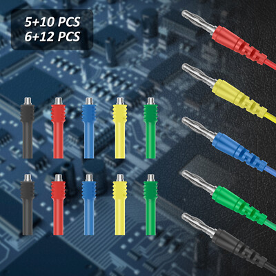 15/18Pcs Magnetic Test Leads Kit 30V 5A Soft Flexible Insulated Jumper🥠 ...