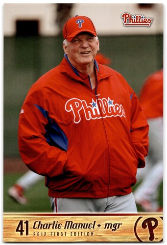 2012 Philadelphia Phillies Photocards First Edition Charlie Manuel | eBay