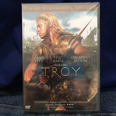 Troy (DVD, 2005, 2-Disc Set, Widescreen) BRAND NEW SEALED Brad Pitt ...