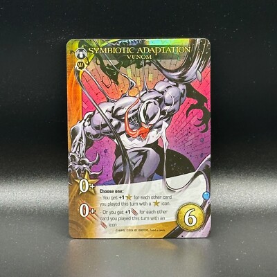 2024 Marvel Renditions Spider Man Legendary TCG VENOM SYMBIOTIC ADAPT ...
