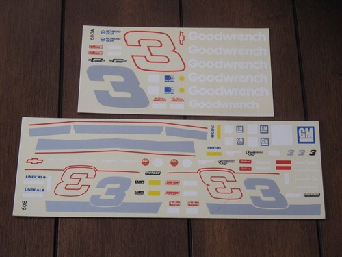 Fred Cady NASCAR 608 3 GM Goodwrench Dale Earnhardt Chevy Waterslide ...