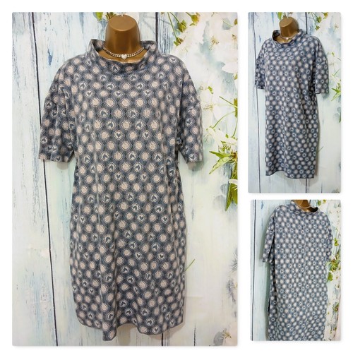 MISTRAL TUNIC Size 18 , Jersey Cotton Tunic , Short Dress with Pockets ...