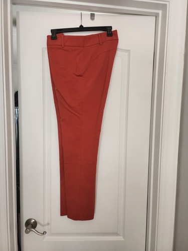 CHAUS Straight Leg Size 8 Women's Dress Pants Rust Color | eBay