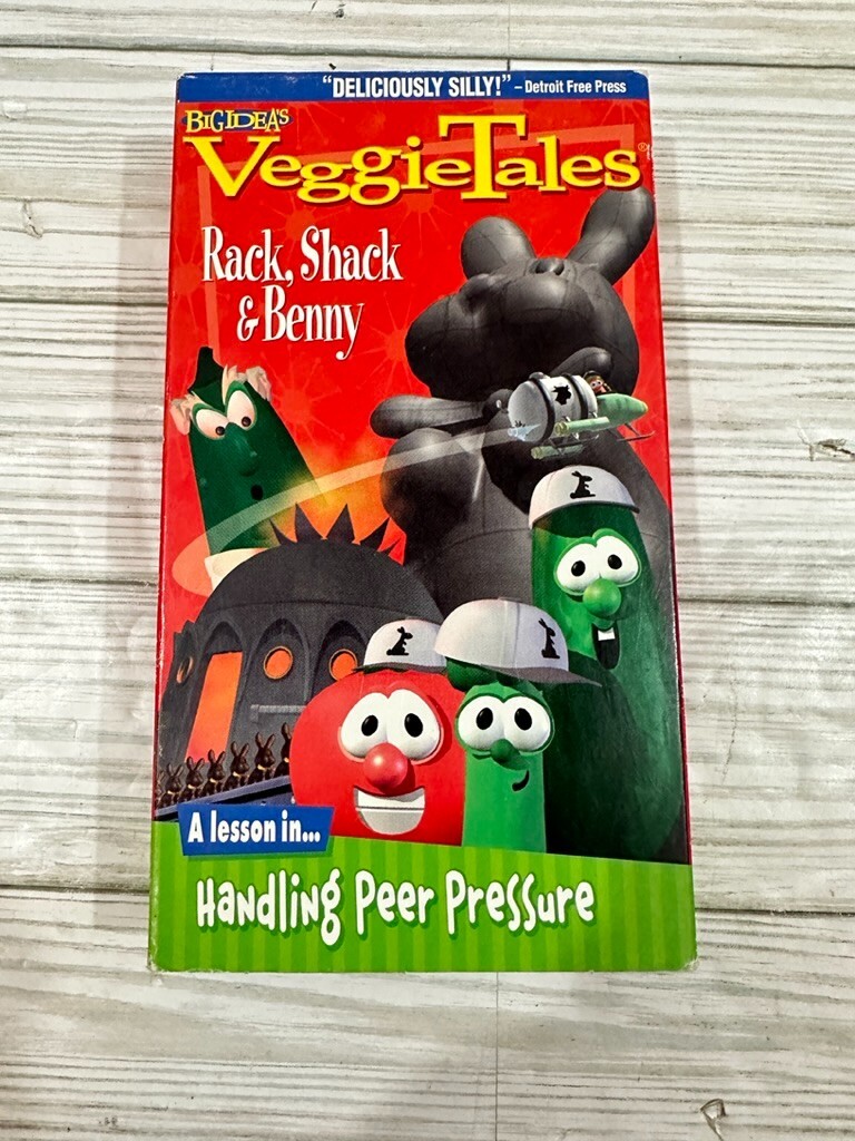 Veggietales Rack Shack And Benny Vhs VeggieTales Rack, Shack & Benny