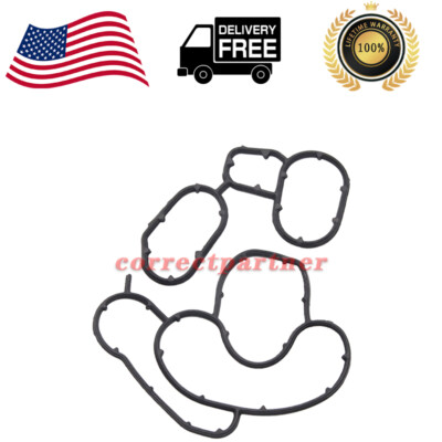 OIL COOLER FILTER HOUSING STAND GASKET SEAL FITS BMW 11427508970 ...