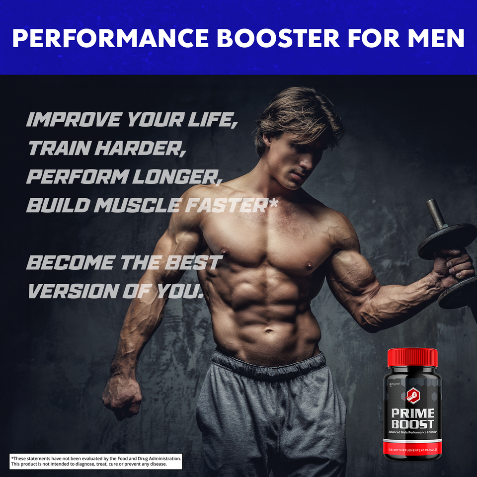 Prime Boost Pills for Men Advanced Male Support Formula Supplement 60 ...