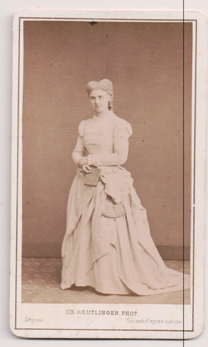 Vintage CDV Christina Nilsson Swedish opera singer Soprano Reutlinger ...