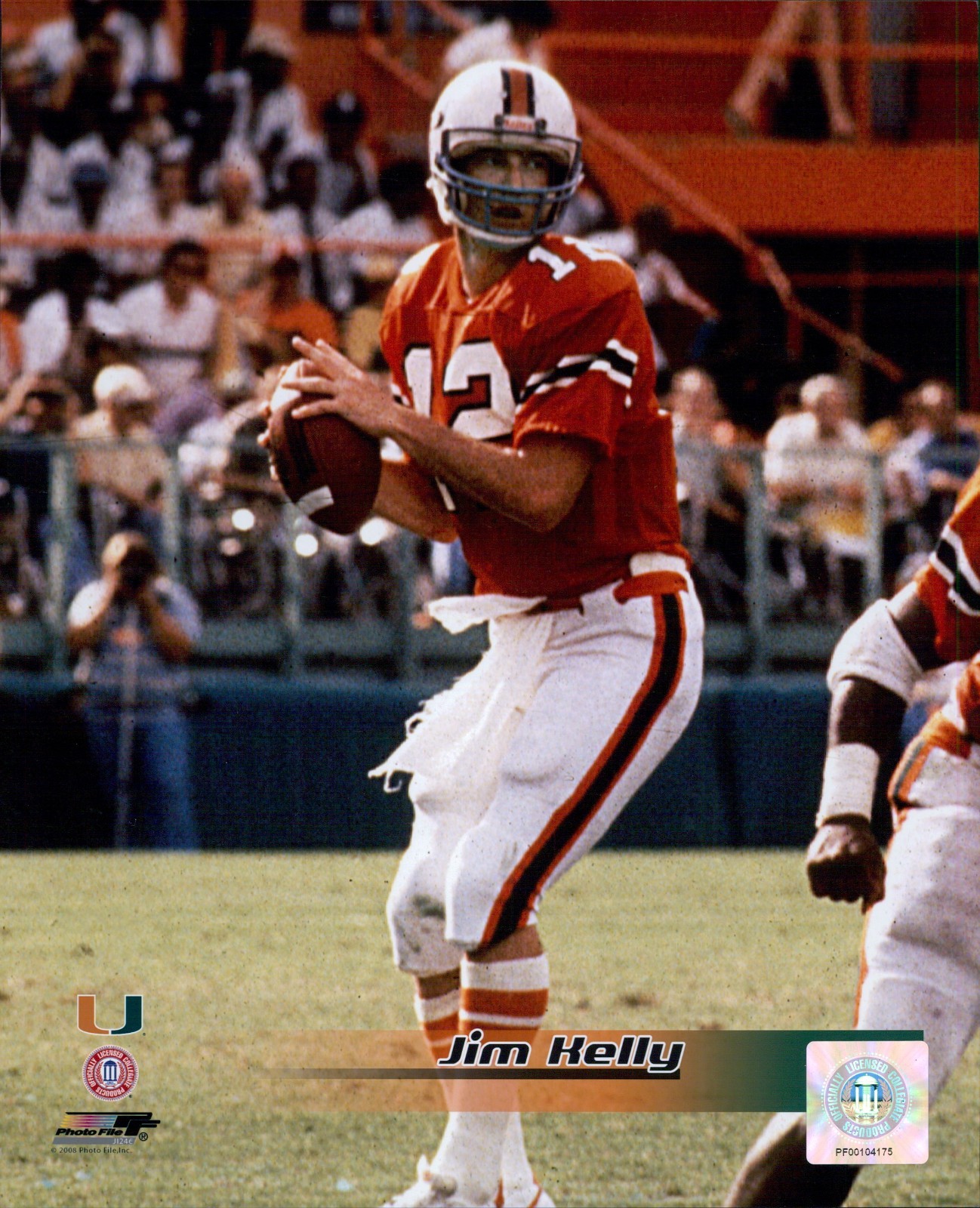 Jim Kelly Miami Hurricanes Licensed Unsigned Glossy 8x10 Photo A | eBay