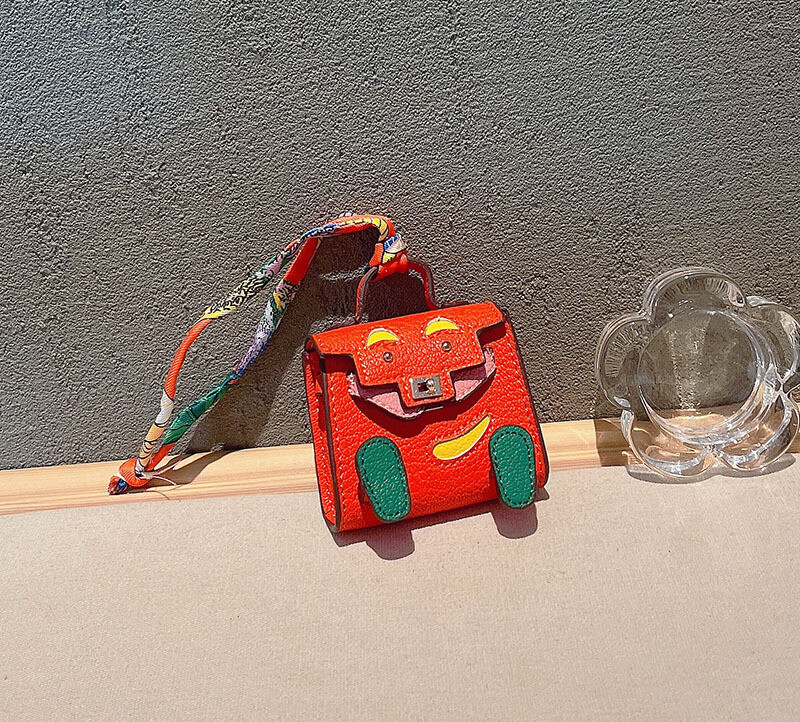 PU Kelly Doll bag pendant cute mini car keychain Coin purse Charm for ...