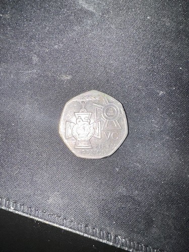 VERY RARE 2006 Queen Victoria Cross 50p Coin VC Fifty Pence Collectors ...