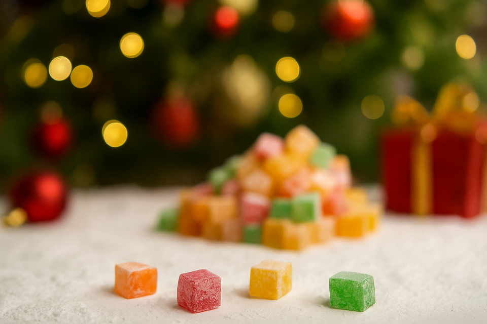 3kg Sharing Box Bulk Mini Turkish Delights (Rose, Lemon, Orange, Mint ...