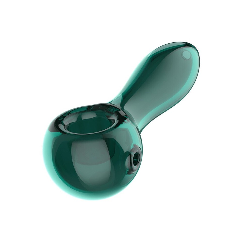 4" Glass Pipe Hand Tobacco Herbal Pipe With Glass Bowl Smoking Pipes ...