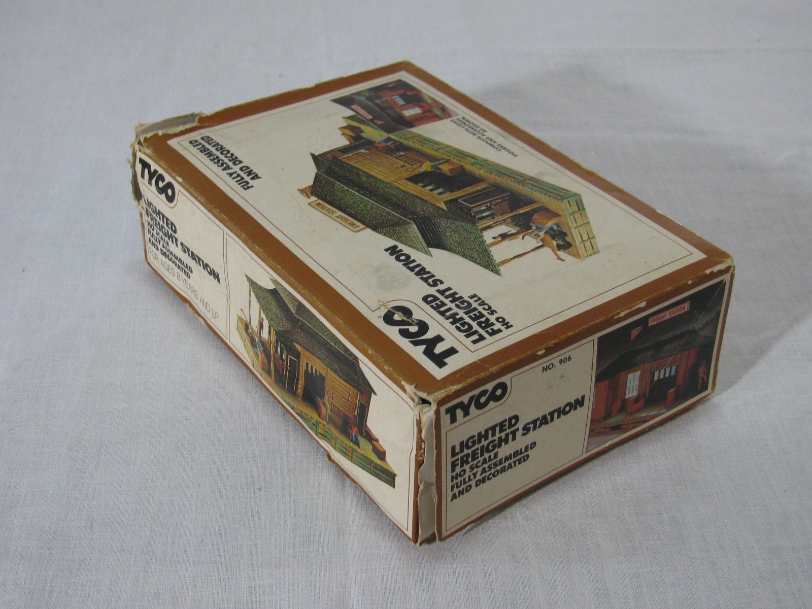 Vtg Tyco HO Scale Assembled Freight Station #906, Parts/Repair, Box, No ...