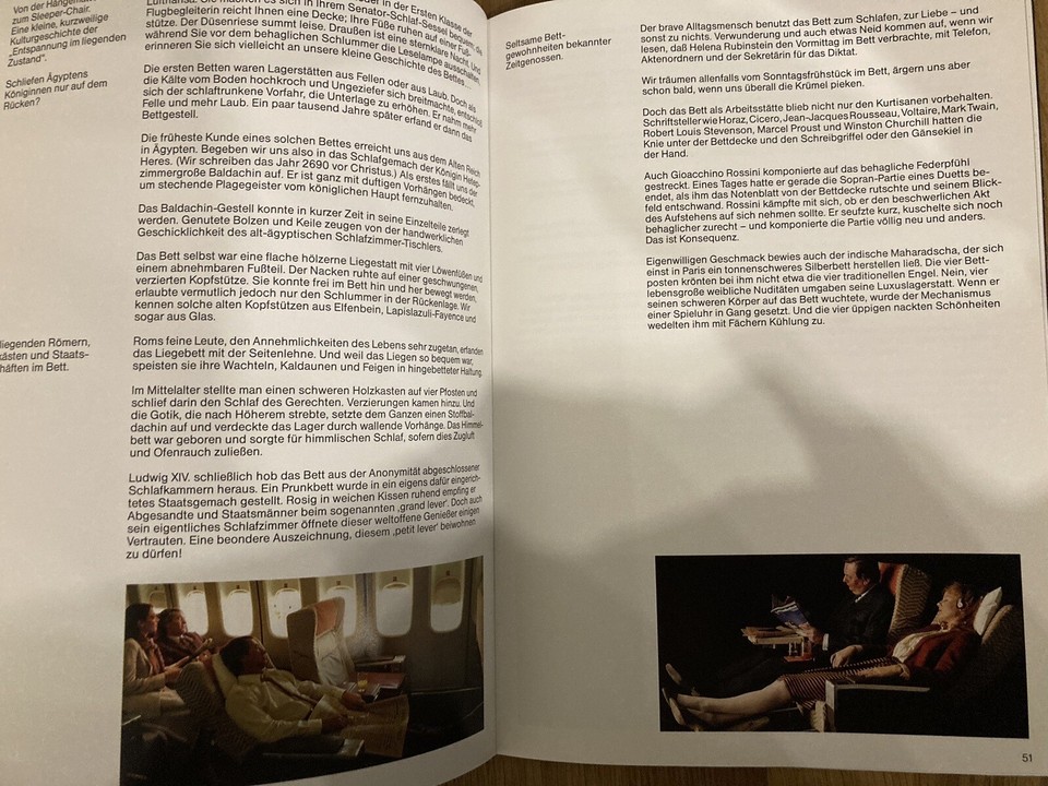 1970s LUFTHANSA AIRLINES INFLIGHT SERVICE BROCHURE B747 VINTAGE | eBay