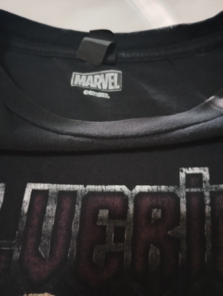 Wolverine Marvel X Men Scratch black graphic t-shirt men's Lrg | eBay