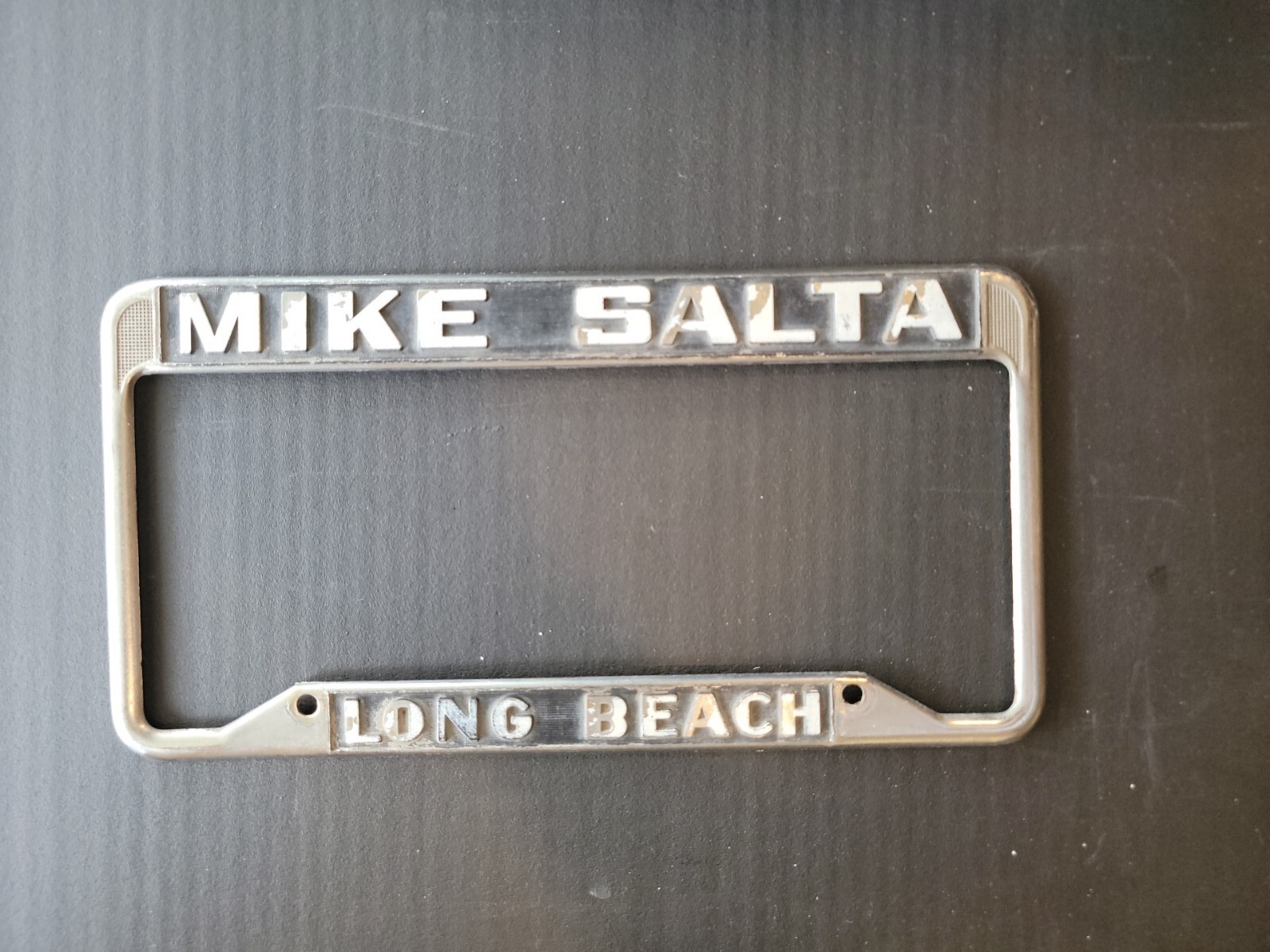 Long Beach California Mike Salta Pontiac Vintage GM Dealer License ...
