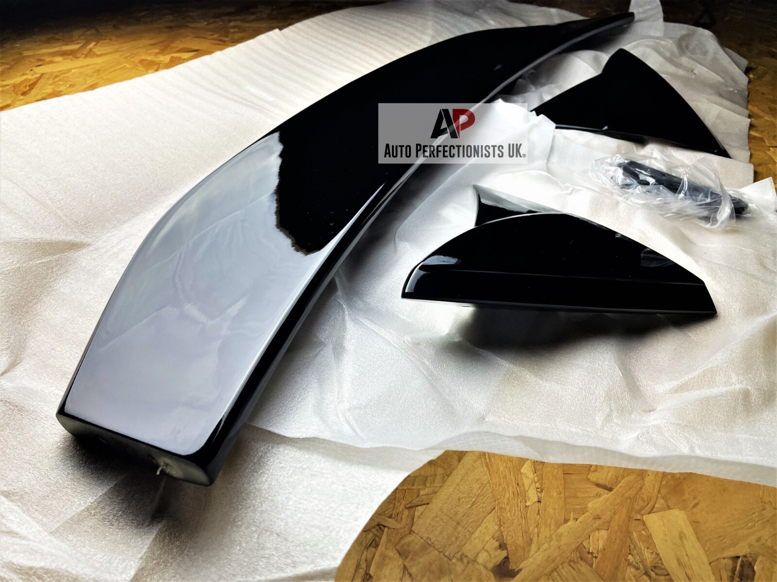 VW Golf R GTD GTI Aspec Style Gloss Black Boot Spoiler MK7 MK7.5 UK ...