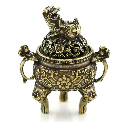 Brass Vintage Small Incense Burner Holder Small Censer Home Office ...
