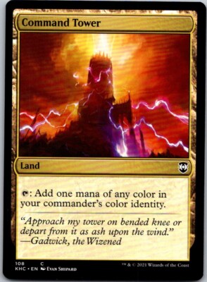 Magic the Gathering Command Tower Kaldheim Commander MTG Free Shipping ...
