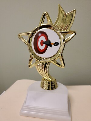 Knife Throwing trophy award, new, about 7" tall, with your engraving | eBay
