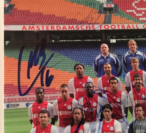 Luis Suarez 12x signiert Amsterdam Barcelona Unterschrift Signatur ...