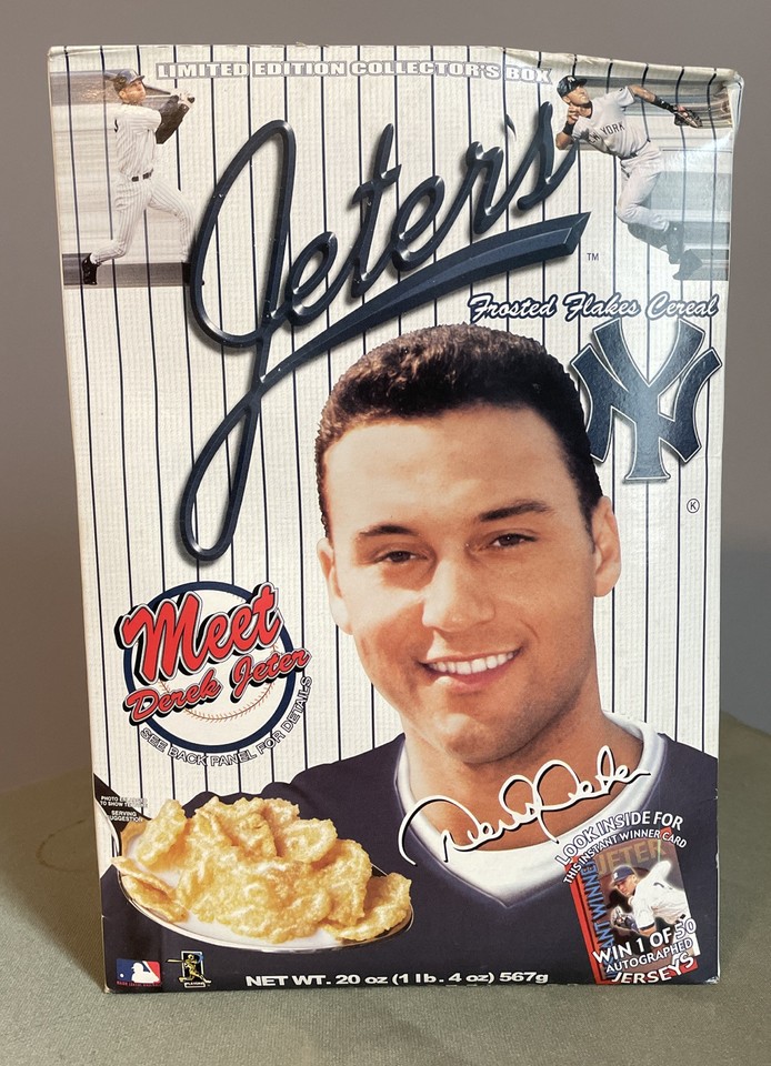 JETER'S - Derek Jeter's Limited Edition Frosted Flakes Cereal - Full/Sealed Box | eBay