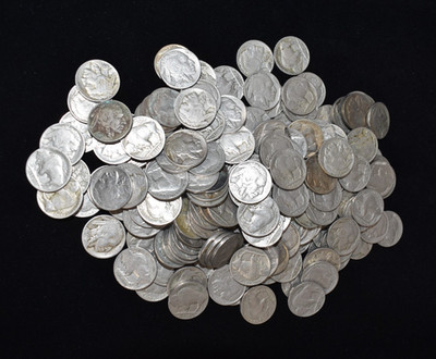 Lot of 186 Full Date Buffalo Head Nickels - All Have Clear Legible ...