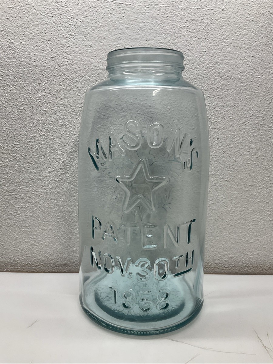 3 Gallon Mason Jar 1858