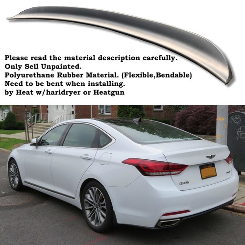Hyundai Genesis Sedan 2015~2019 Fits Rear Duckbill Trunk Spoiler Wing ...