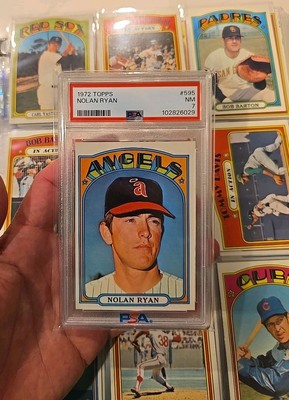 1972 TOPPS BASEBALL COMPLETE SET with 787 CARDS - PSA NM 7 NOLAN RYAN ...