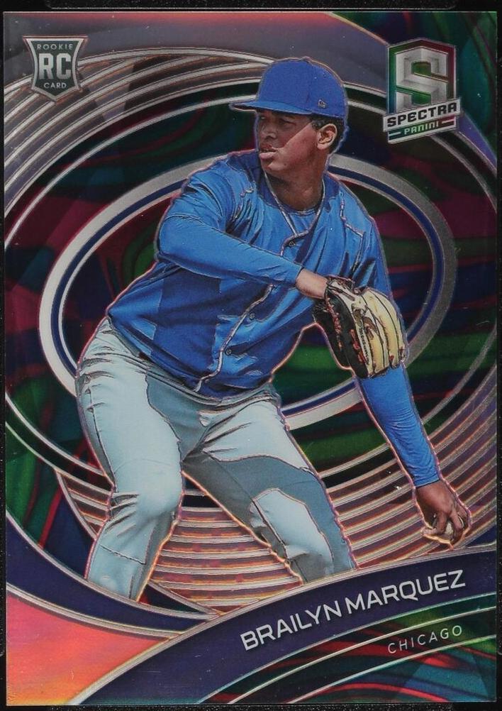2021 Panini Spectra - Rookies Brailyn Marquez #139 Neon Marble Prizm /5 ...