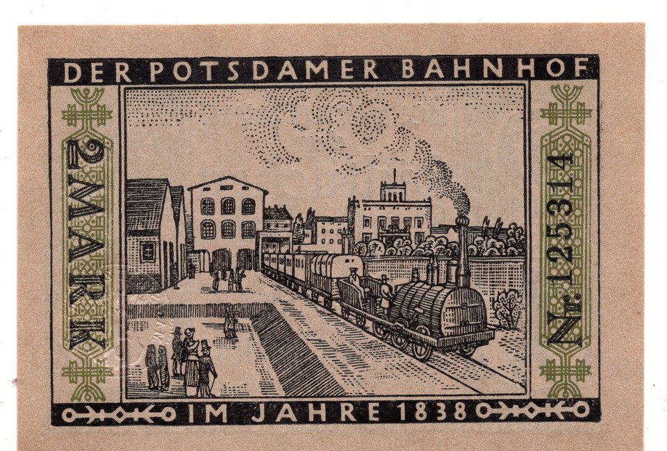 1922 Germany Notgeld Berlin 2 Mark Note (B404) | eBay