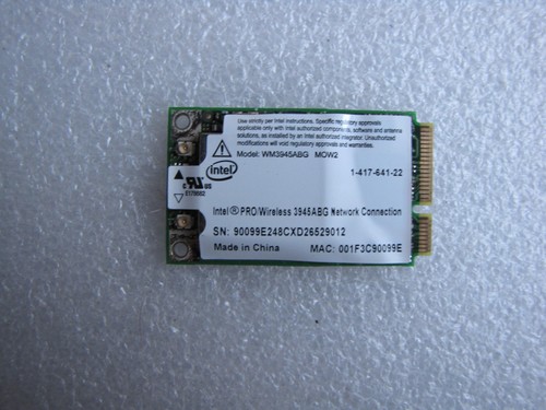 Sony Vaio VGN-NR31ZR (PCG-7121P) Intel WM3945ABG Wi-Fi module card | eBay