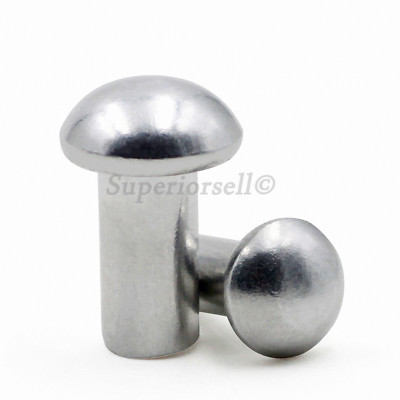 M3 M4 M5 M6 Pan Button Head Knurling Rivets Solid Aluminum Rivet ...