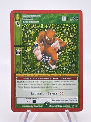 Metazoo Bigfoot 1/165 Full Holo - Wilderness 1st Edition | eBay