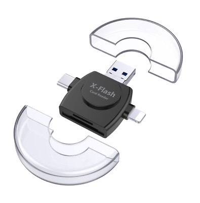 Android OTG SD TF Card Reader for iPad iPhone 13 12 11 Samsung S20 S10 ...