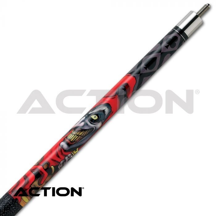 Action Adventure Mayhem MAY22 Evil Joker Pool Cue - Free Shipping | eBay