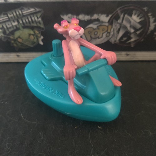 Pink Panther On Jet Ski Jammer 4" Wind Up Boat Hardee's Toy Cake Topper ...