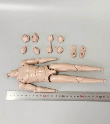 1/6 Male Slim Body 12" Action Figure Body Model for ACI Toys Male Head ...