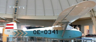 Hu-17 Hutter Germany Glider Hu17 Airplane Wood Model Replica Large Free ...