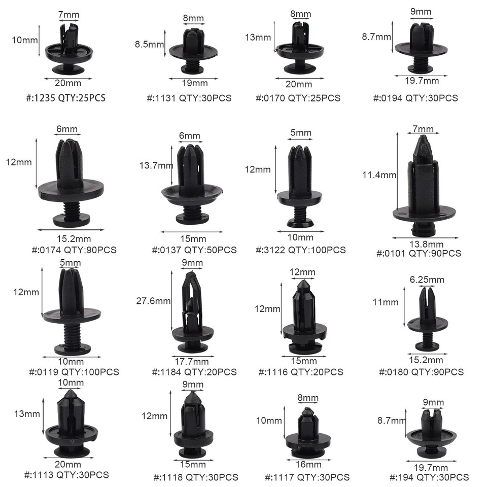 825X For Toyota Fixing Fastener Kit Bumper Fender Liner Push Car ...