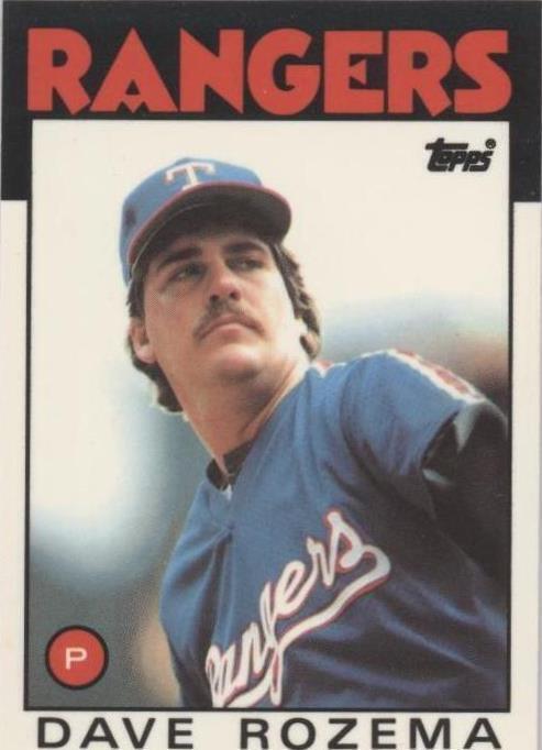 1986 Topps - Dave Rozema #739 Collector's Edition (Tiffany) for sale ...